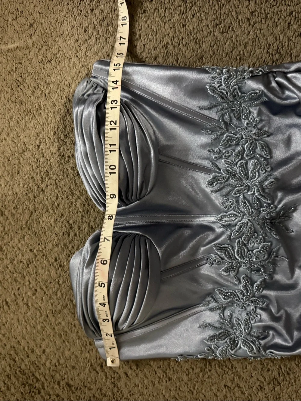 Windsor | Dresses | Windsor Christiane Corset Satin Formal Maxi Dress ...